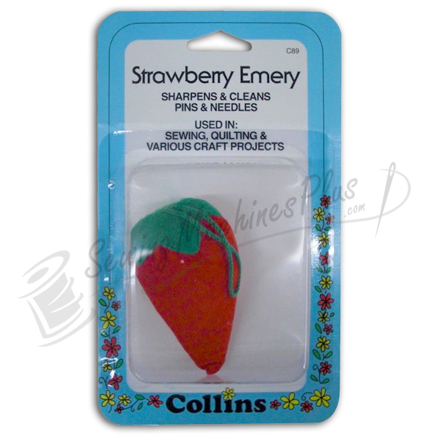 Collins Strawberry Emery Needle Pin Cushion (W89)