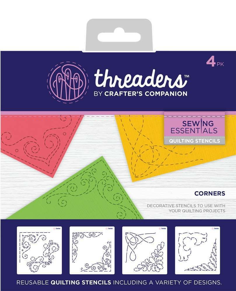 Threaders Quilting Stencils - CornersThis product is currently ...
