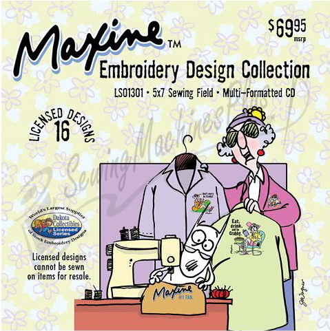 Dakota Collectibles Maxine Embroidery Design Collection #1 LS01301