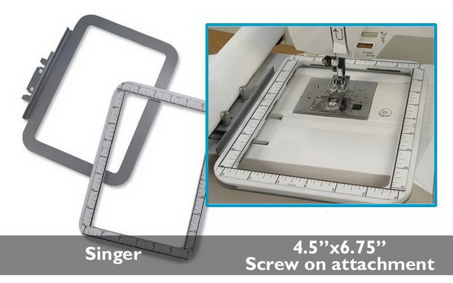 DIME Snap Hoop for Singer 4 1/2in x 6 3/4in (SH000G1)