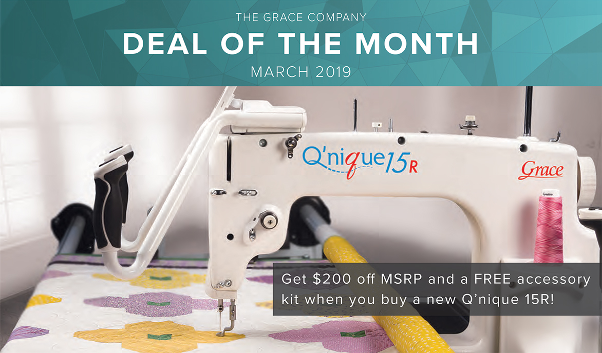 Grace Q'Nique Quilting Machine | Grace Stitch Regulator