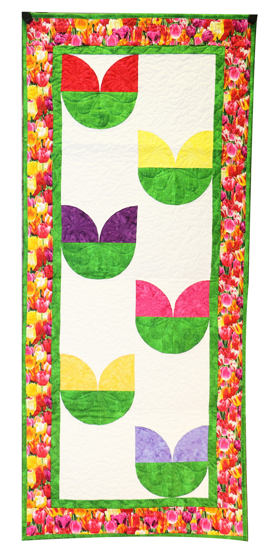Ready to Sew Tulip Wall Hanging Pre-cut Quilt Kit
