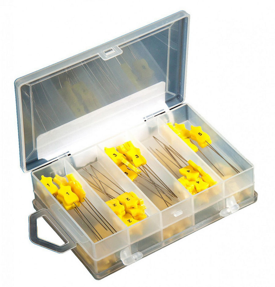 Yellow Numbered Pins 1-20