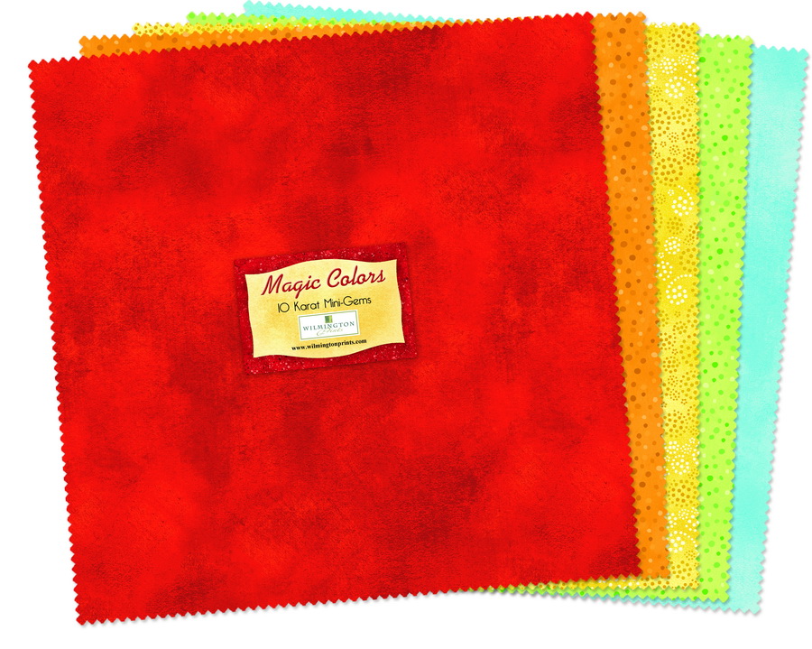 Wilmington Prints Magic Colors Fabric Kit - 10 inch Squares - DISCONTINUED